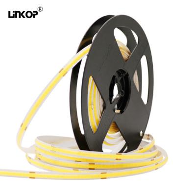 China High Brightness COB LED Light Strip 12V 24V Single Color 480leds/M Chip On Board LED Strip for sale