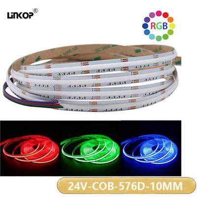 China 12w/M COB LED Strip Lights 24v Color Adjustable Soft LED Strip Lights for sale