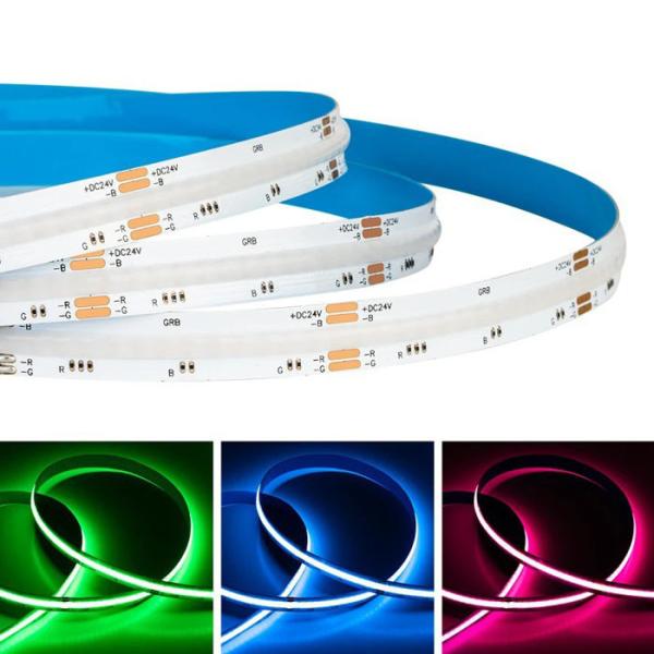 Quality 12w/M COB LED Strip Lights 24v Color Adjustable Soft LED Strip Lights for sale