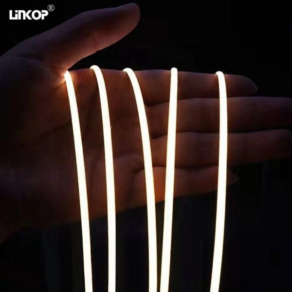 Quality Flexible COB LED Strip Lights 3mm 5mm 90 Ra Single Color Linear Strip Light for sale