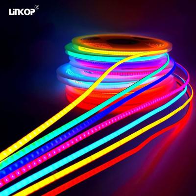 China Dimmable COB LED Light Strip 480LEDs/M 12V 24V 5 Meters For Interior Decor for sale