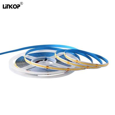 China 180° Beam Angle COB LED Strip 24V 10mm LED Strip Lights Dual Color Temperature for sale