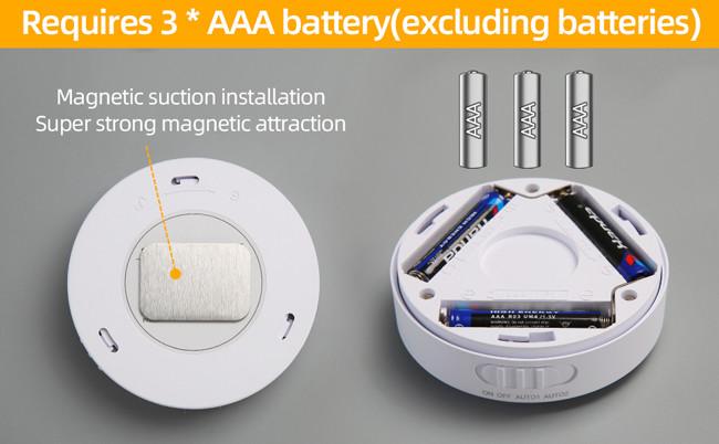 Close-up of the night light's smiling face design