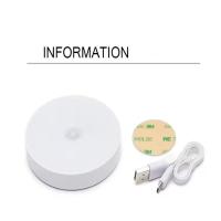 China Rechargeable Motion Sensor Night Light IP33 3000K With Dimmable Color Temperature for sale