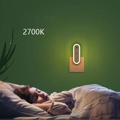 China Plug In LED Night Light 100V-240V IP20 With Light Sensor 2700k Air Purification for sale