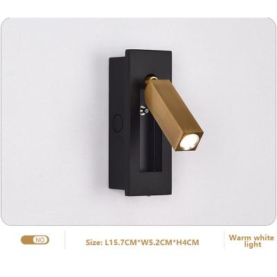 China Embedded LED Wall Lamp , Hotel Bedroom LED Wall Light With Switch for sale
