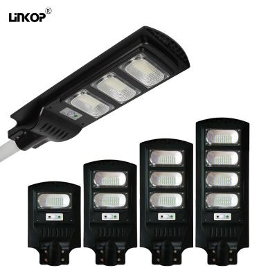 China LINKOP All In One LED Solar Street Light IP66 30W 60W 90W 120W for sale
