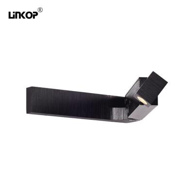 China 3W LED Wall Lamp Aluminum Adjustable Angle Warm White LED Wall Light IP22 For Bedroom Corridor for sale