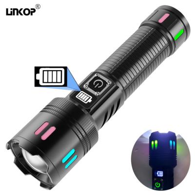 China Portable LED Flashlight Rechargeable Outdoor Patrol Flashlight IP65 for sale