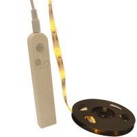 China DC6V 1M 3000K Battery Powered Motion Sensor Led Strip Light for sale