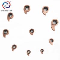 China Alternative Coated Brown Comma Cutting Inserts Carbide Cnc Cutting Inserts for sale