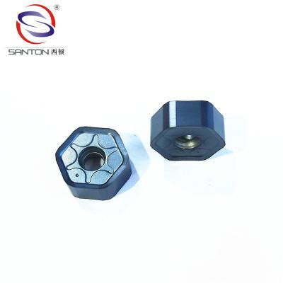 China 91.5 HRA High Feed Milling Inserts High Impact Among W Co Ti milling inserts for sale