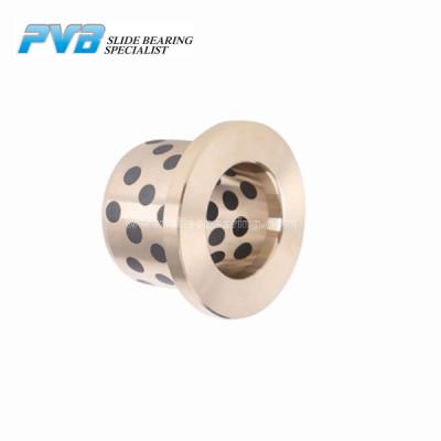 China Special High Strength Brass Graphite Bushing Brass Oiles Self Lubricating Bronze Bearing for sale