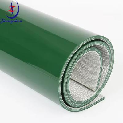 China Verwijdering van mest Groene PVC-transportband voor pluimvee- en kippenhouderij for sale