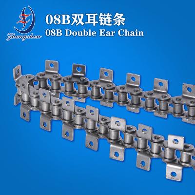 China Anti-corrosie dubbele oorketen 08B slijtagebestendige voor automatisering eierenverzamelaar machine Te koop