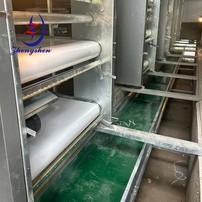 China PP Manure Cleaning Belt Chicken Manure Conveyor Belt For Poultry Cage for sale