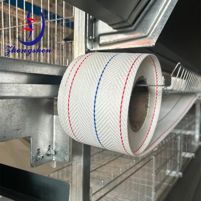 Cina PP5 nastro trasportatore di uova in polipropilene per gabbia a strato di pollame in vendita