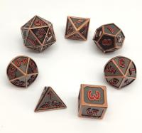 China Practical Plating Sharp Edge Dice Set , Multipurpose Custom Dice Sets for sale