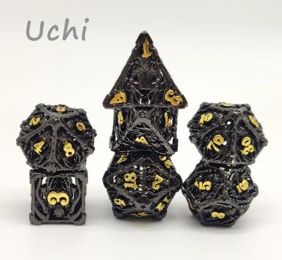 中国 携帯用鋭い金属RPGのダイス手は地下牢およびドラゴンのために磨いた 販売のため