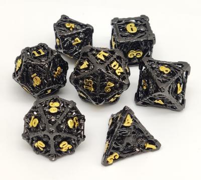 中国 実用的な金属RPGのダイス セット手はDNDおよびMTGの賭博のために磨いた 販売のため