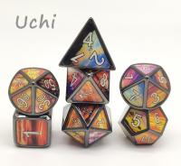 China Polyhedral Tiny Dice Set Lightweight Multipurpose Hand Carved for sale