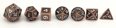 Cina Piccoli dadi multiuso del metallo, Mini Polyhedral Dice Set inodoro in vendita