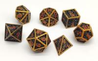 China OEM Portable Micro Metal Dice , Lightweight Sharp Edge Dice Set for sale