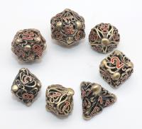 China Durable Handmade Micro DND Dice , Mini Polyhedral Tiny D20 Dice for sale