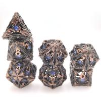 China Odorless Durable Polyhedral Resin Dice Anti wear Durable Multipurpose Tiny Metal for sale