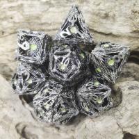 China Resin Polyhedral Odorless Sharp Resin Polyhedral Dice Mini Polyhedral Dice Set for sale