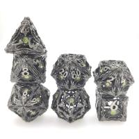 China Resin Polyhedral Odorless Sharp Resin Polyhedral Dice Mini Polyhedral Dice Set for sale