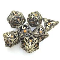 China Nontoxic Sturdy Moisture proof Hand Polished Edge Resin Dice Practical Plating Sharp for sale