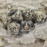 China Wear Resistant Precision RPG Dice Sharp Resin Dice Dice Practical Polyhedral for sale