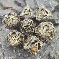 China Wear Resistant Precision RPG Dice Sharp Resin Dice Dice Practical Polyhedral for sale