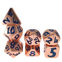 China High Temperature Multipurpose Custom Dice Sets Portable Anti Wear Polyhedral Customization for sale