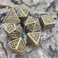 China Durable Dnd Dice Set Polyhedral Nontoxic Miniature Sturdy Neat Sharp Edges for sale
