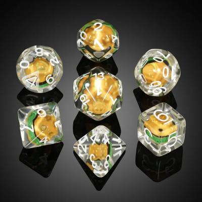 中国 Custom Polyhedral DND Dice Set Hamburger Gaming For RPG Role Playing Table Games 販売のため