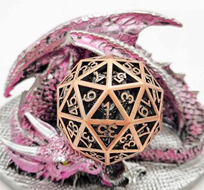 Cina 60D Macrobine Zinc Alloy Metal Dice Set Desktop Game Unique DND in vendita