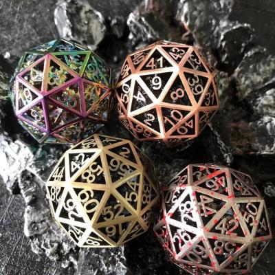 Cina 60D Macrobine Zinc Alloy Metal Dice Set Desktop Game Unique DND in vendita