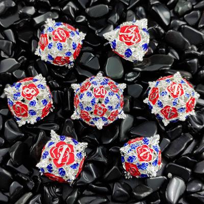 Cina Polyhedral Metal Hollow Dice RPG Role Playing DND Dungeons And Dragons Tabletop Game in vendita