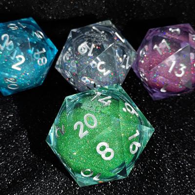 China 20D Single Resin Running Sand Dice Set Cruzu'S Call RPG#DND#Coc Te koop