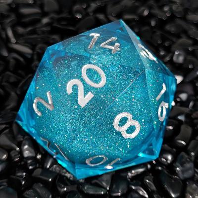 China 20D Single Resin Running Sand Dice Set Cruzu'S Call RPG#DND#Coc Te koop