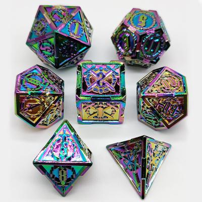 Cina Sword Metal RPG Dice Hand Polished Cruzu Dungeon And Long DND# in vendita