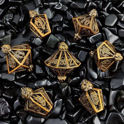 Cina Bird Cage Hollow Multi Face Metal Dice Of Bade Gate Dungeon And DND#RPG in vendita