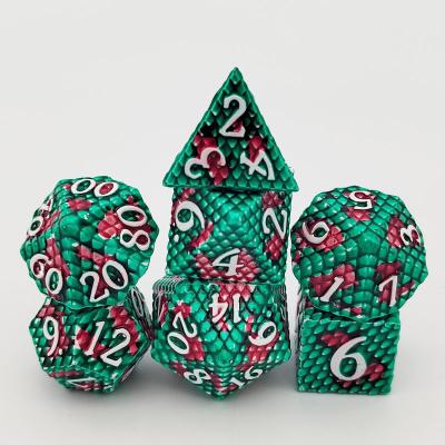 Китай Python Texture Metal Dice Set  Multi Face Desktop Game#Dnd#Coc продается