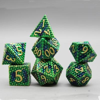 Китай Python Texture Metal Dice Set  Multi Face Desktop Game#Dnd#Coc продается