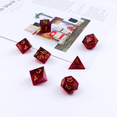 中国 レッド・リンゴ 天然樹脂のダースセット デスクトップゲーム マジック・ドメイン アドベンチャー DNDダース 販売のため