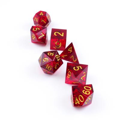 中国 レッド・リンゴ 天然樹脂のダースセット デスクトップゲーム マジック・ドメイン アドベンチャー DNDダース 販売のため