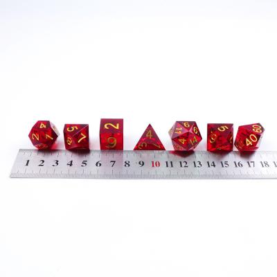 中国 レッド・リンゴ 天然樹脂のダースセット デスクトップゲーム マジック・ドメイン アドベンチャー DNDダース 販売のため