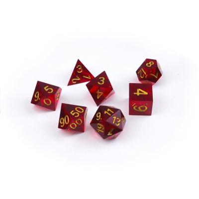 中国 レッド・リンゴ 天然樹脂のダースセット デスクトップゲーム マジック・ドメイン アドベンチャー DNDダース 販売のため